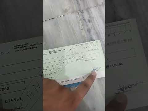 How to make cancelled cheque | cancel cheque canara bank