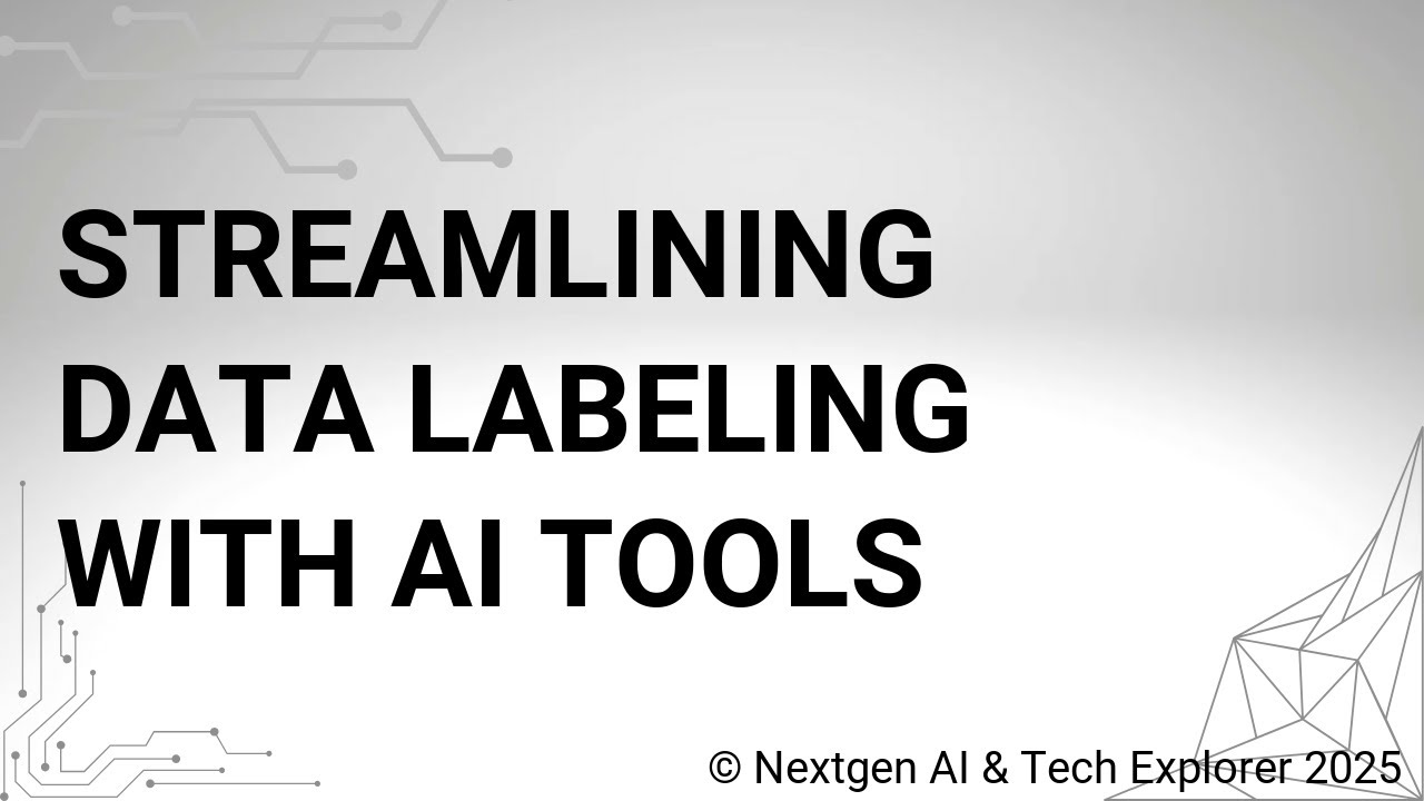 Streamlining Data Labeling with AI Tools