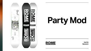 Rome Party Mod Snowboard 2025 | evo Canada