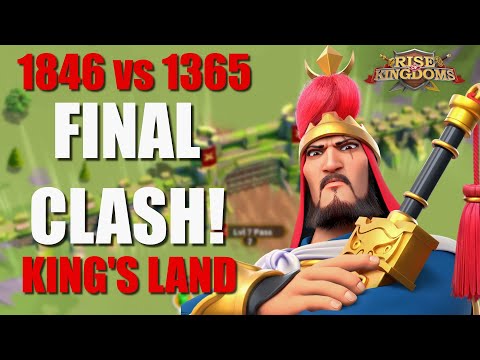 1846 vs 1365 King's Land opening the FINAL BATTLE that will make history in Rise of Kingdoms