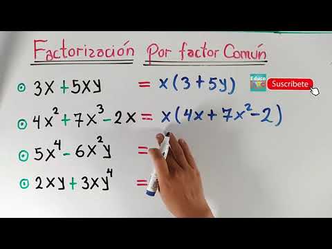 Factorización por el método factor común