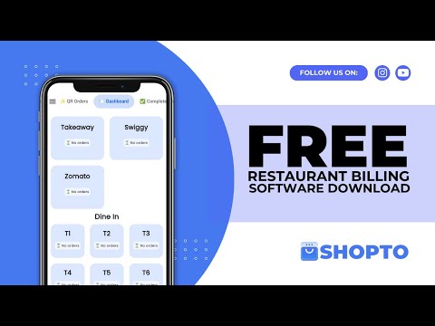 RESTAURANT BILLING SOFTWARE FREE DOWNLOAD ||  BEST RESTAURANT BILLING SOFTWARE IN 2024