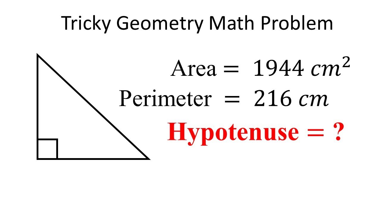 Can you solve this tricky Geometry Math Problem? Give it a try