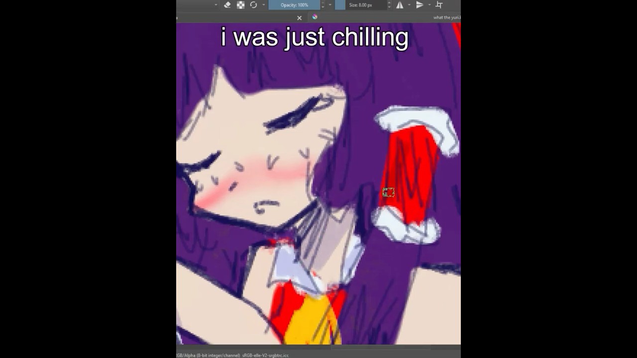 has this happened to any of you guys too?????? #touhou #marisa #reimu #art #yuri #gay