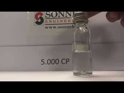 SONNEK viscosity guide "5.000 Cp - centipoise"