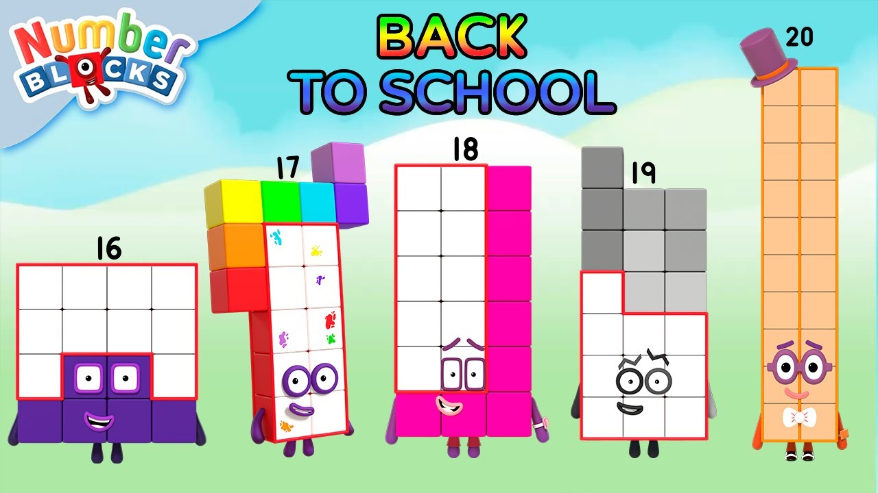 Back to School Maths | Meet Numbers 16-20 | Learn to Count | @Numberblocks