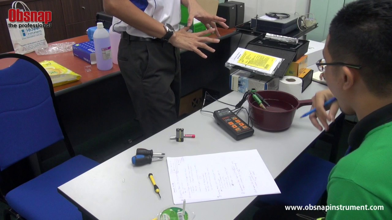 Hanna Portable PH Meter Training by Obsnap Instruments