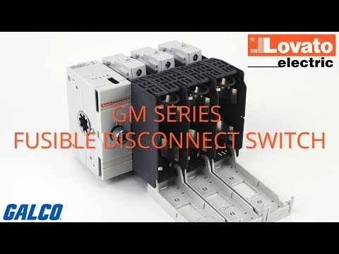 Lovato's GM Series Fusible Disconnect Switches