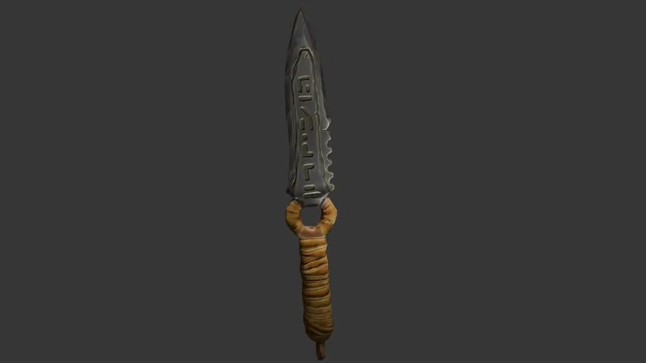 Render The Stylized Knife