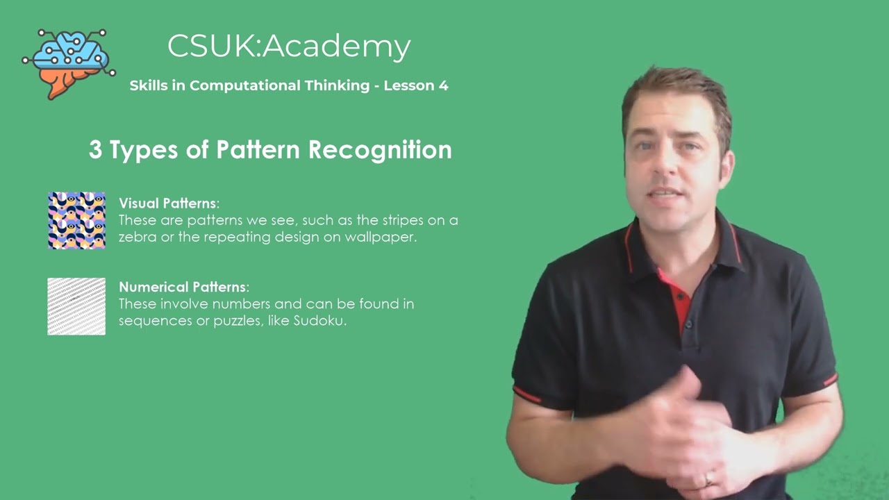 CSUK:Academy - Skills in Computational Thinking - L4 - Pattern Recognition