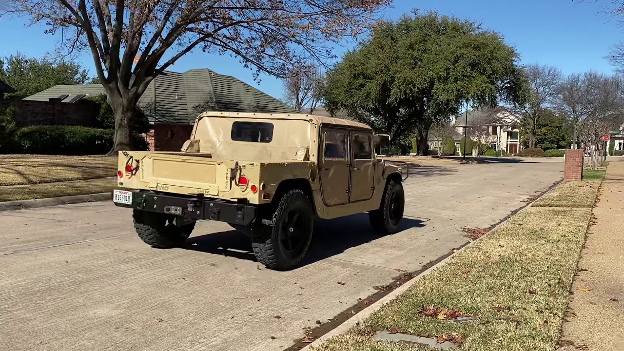 Live Your Military Dreams With This Road-Legal 1987 AM General M998 ...