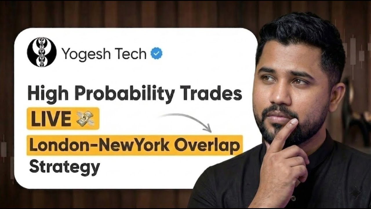 High Probability Trades LIVE 🔥 | London–New York Overlap Strategy 💰 | Sniper Entries ICT + SMC