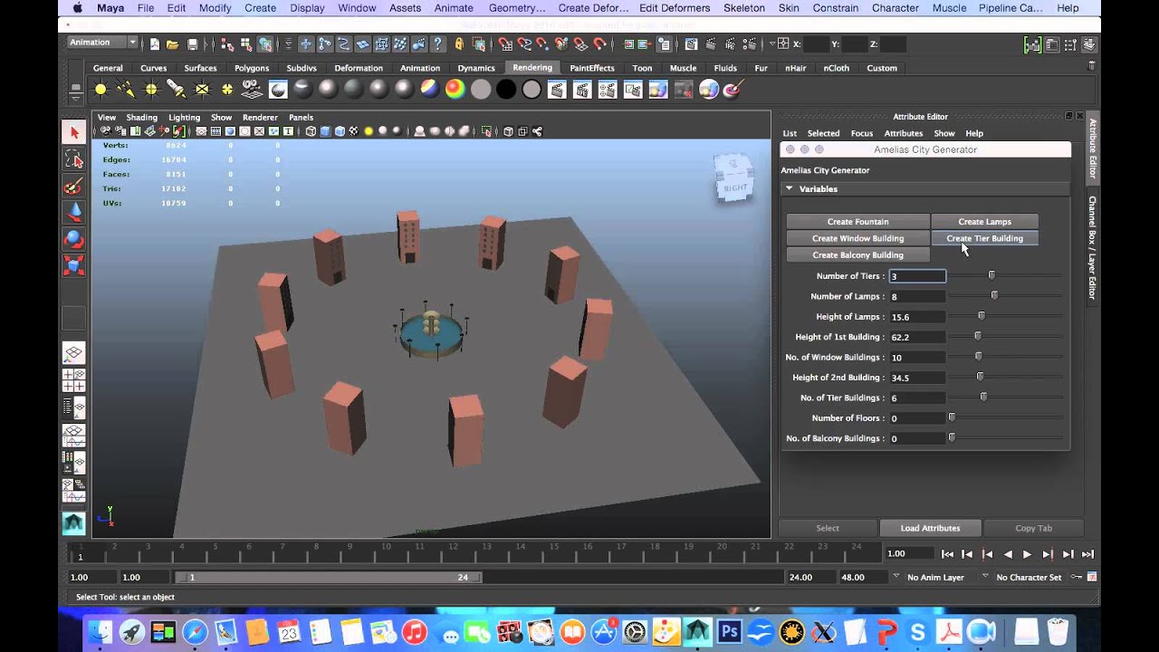 Python Procedural City Generator