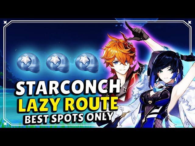 All Starconch locations in Genshin Impact: Childe's ascension material ...