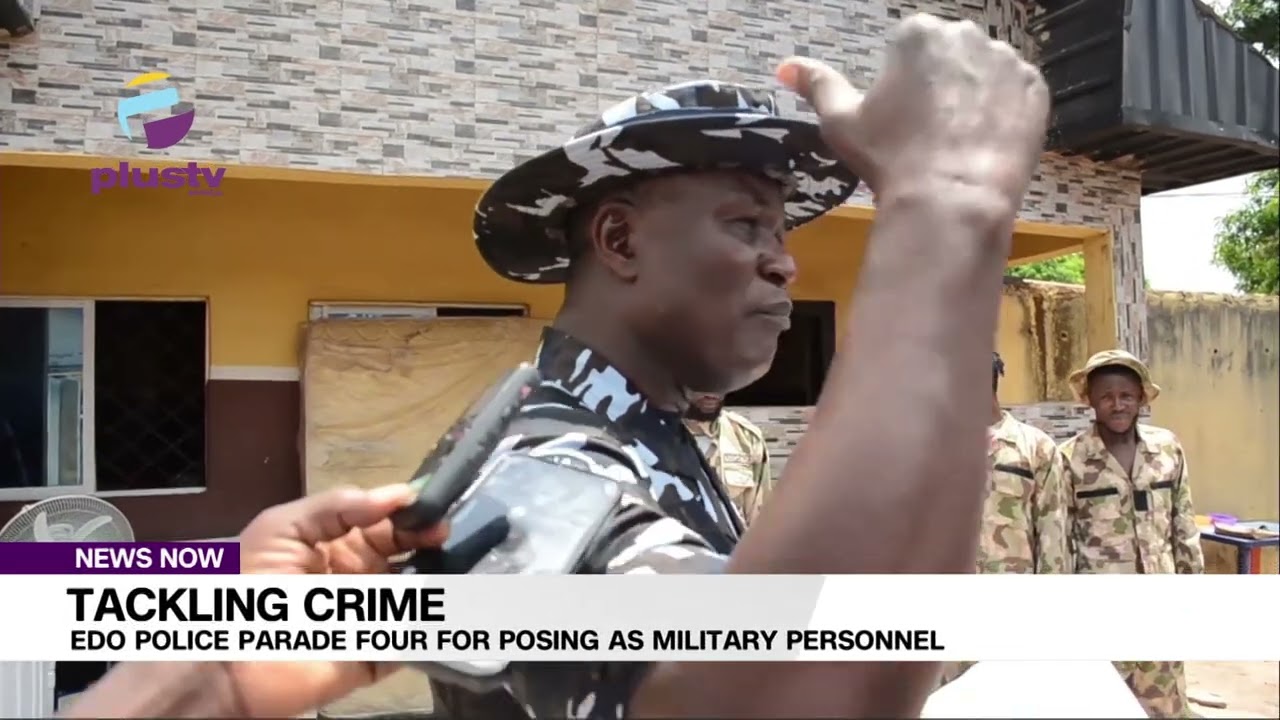 Tackling Crime: Edo Police Parade Four For Posing As Military Personnel.