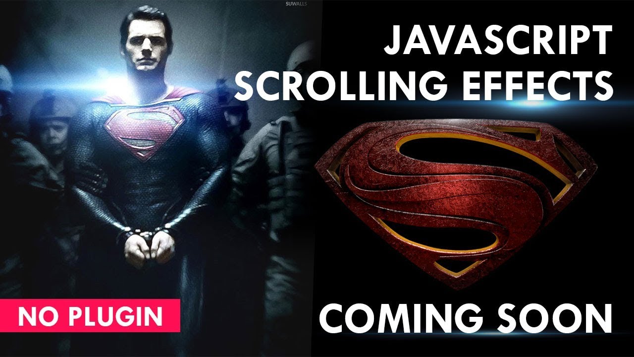 Simple Javascript Scrolling Effects - No Plugin