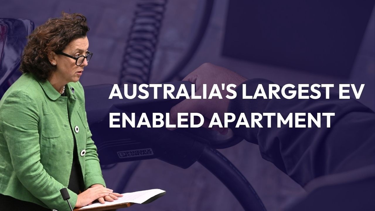 Australia's largest EV-enabled apartment building
