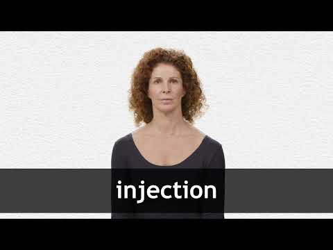 INJECTION definition and meaning | Collins English Dictionary