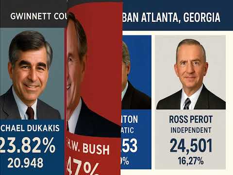 From Reagan Country to Kamala Stronghold? Gwinnett County’s Shocking Political Flip (1960–2024)