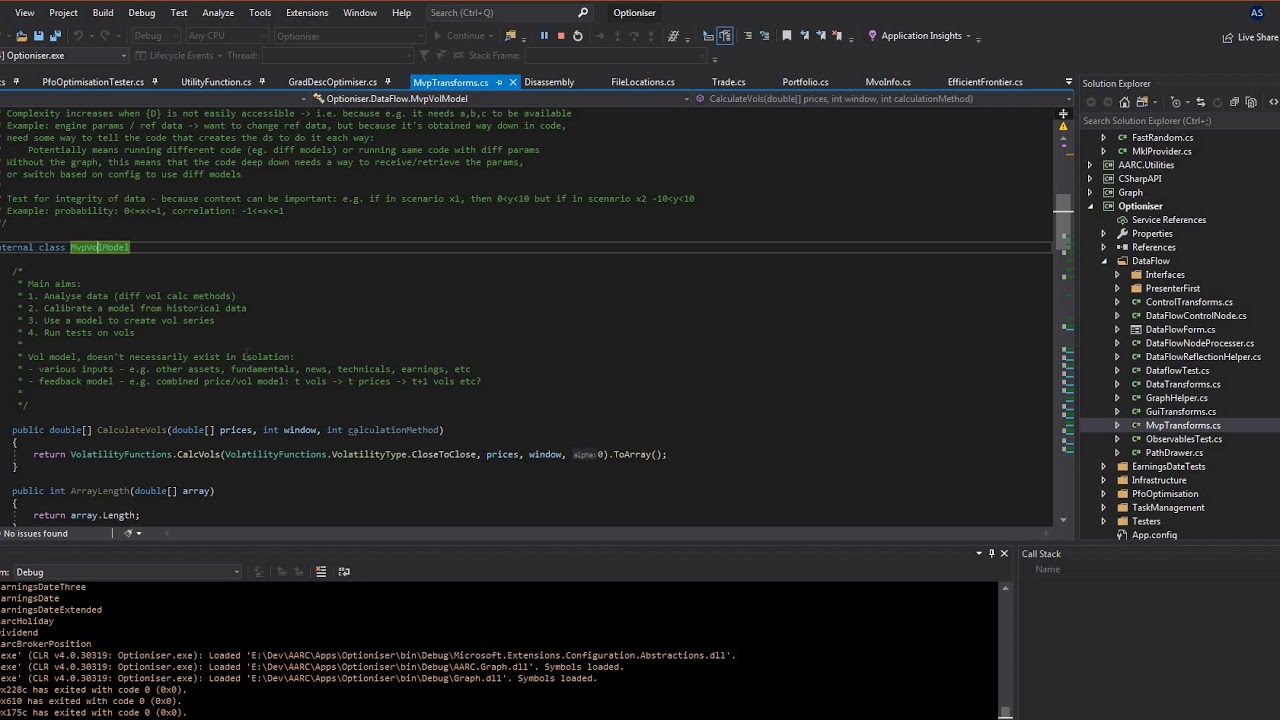 GUI based dataflow programming