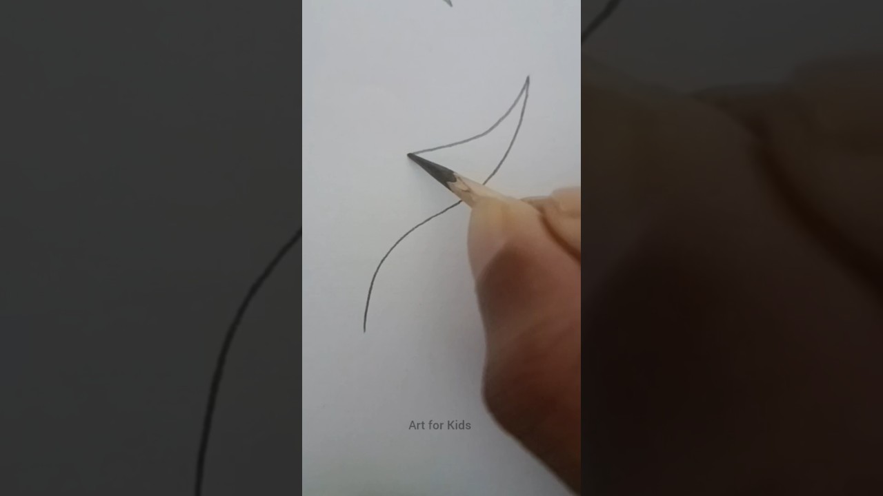 How to Draw a Simple Tree Leaf | Easy Pencil Drawing for Kids
