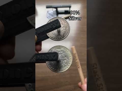 Morgan Silver Dollar vs Copper Fake - Ping Test