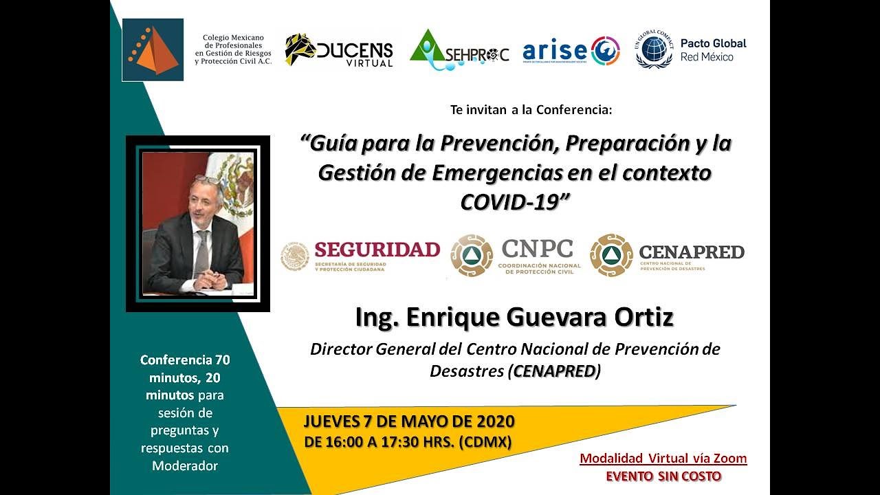 Guía para la Prevención, Preparación y la Gestión de Emergencias en el contexto COVID-19