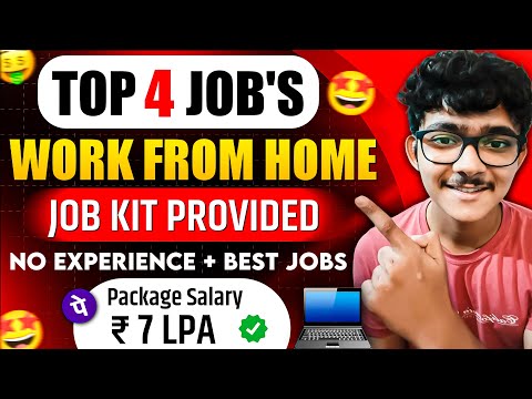 4 Best Remote Jobs For Freshers | Work From Home Jobs 2025 | Latest Jobs For Graduates | MNC job