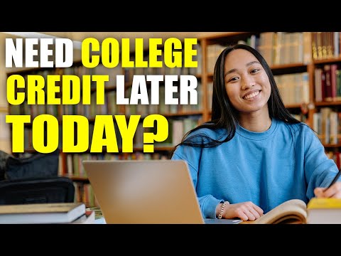 5 Easiest College Credits You Can Earn Right Now!
