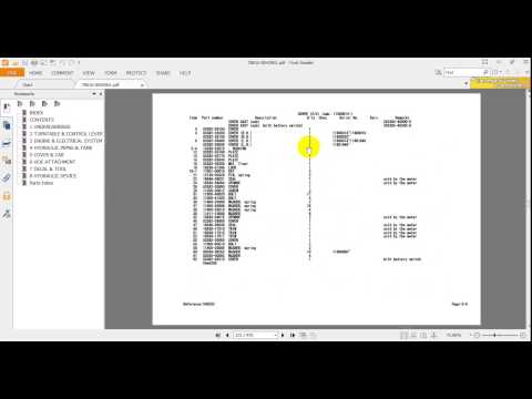 TAKEUCHI EXCAVATOR TB016 Parts Manual 2