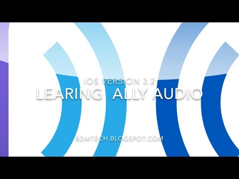 Learning Ally Audio Update With Background Audio