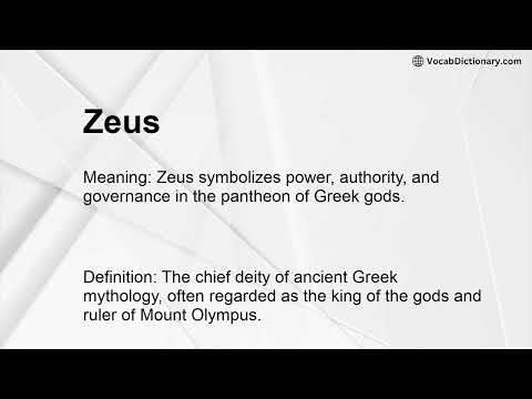 Zeus Meaning