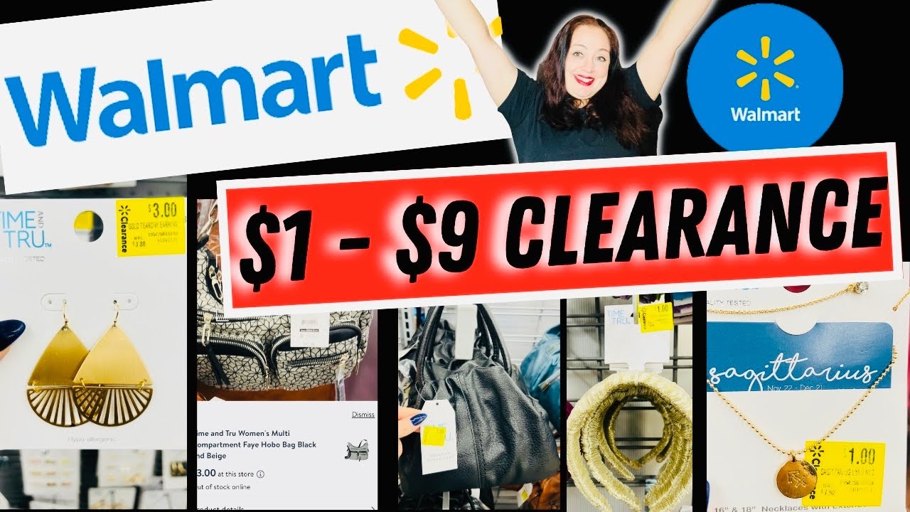 WALMART MAJOR CLEARANCE EVENT $1-$9 FINDS ~INCREDABLE SAVINGS AT WALMART ON JEWERLY PURSES AND MORE