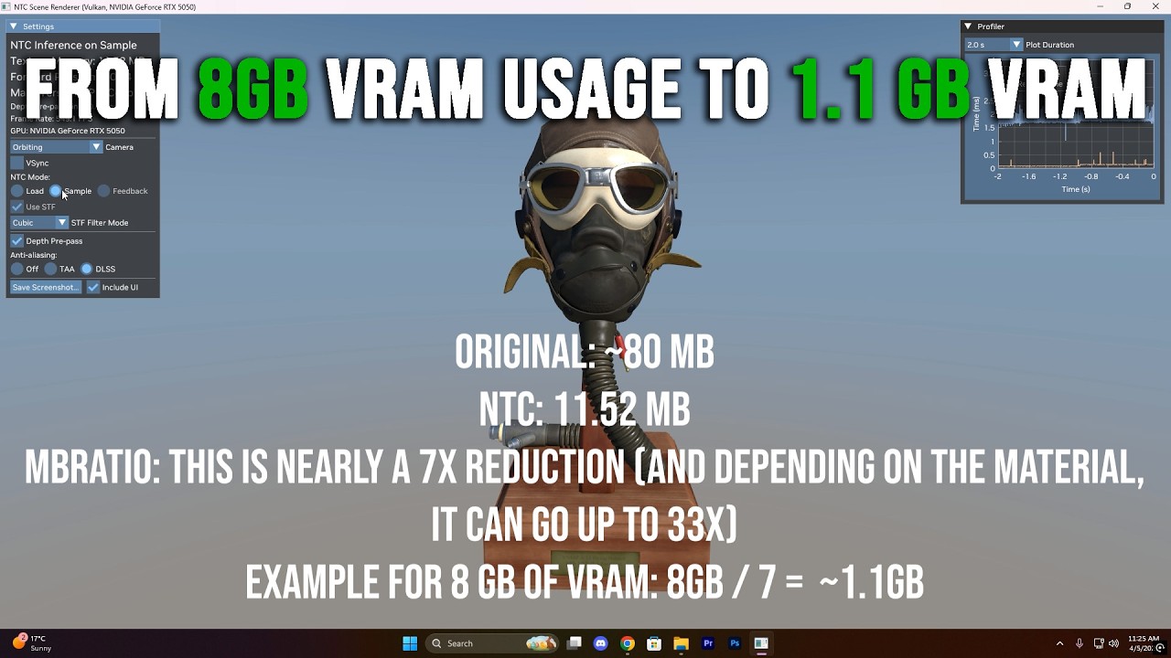 This AI Tech SAVES Your VRAM! NVIDIA NTC (Neural Texture Compression)