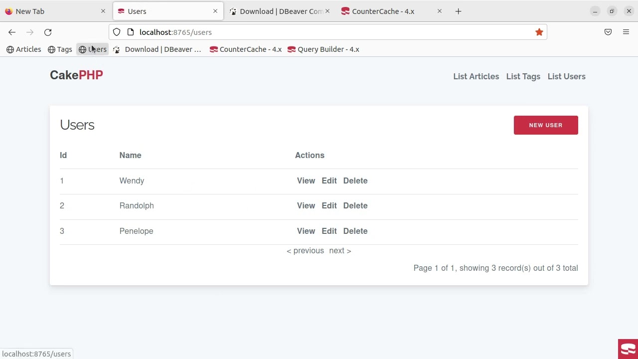 CakePHP 4 - Implementing the CounterCache Behavior