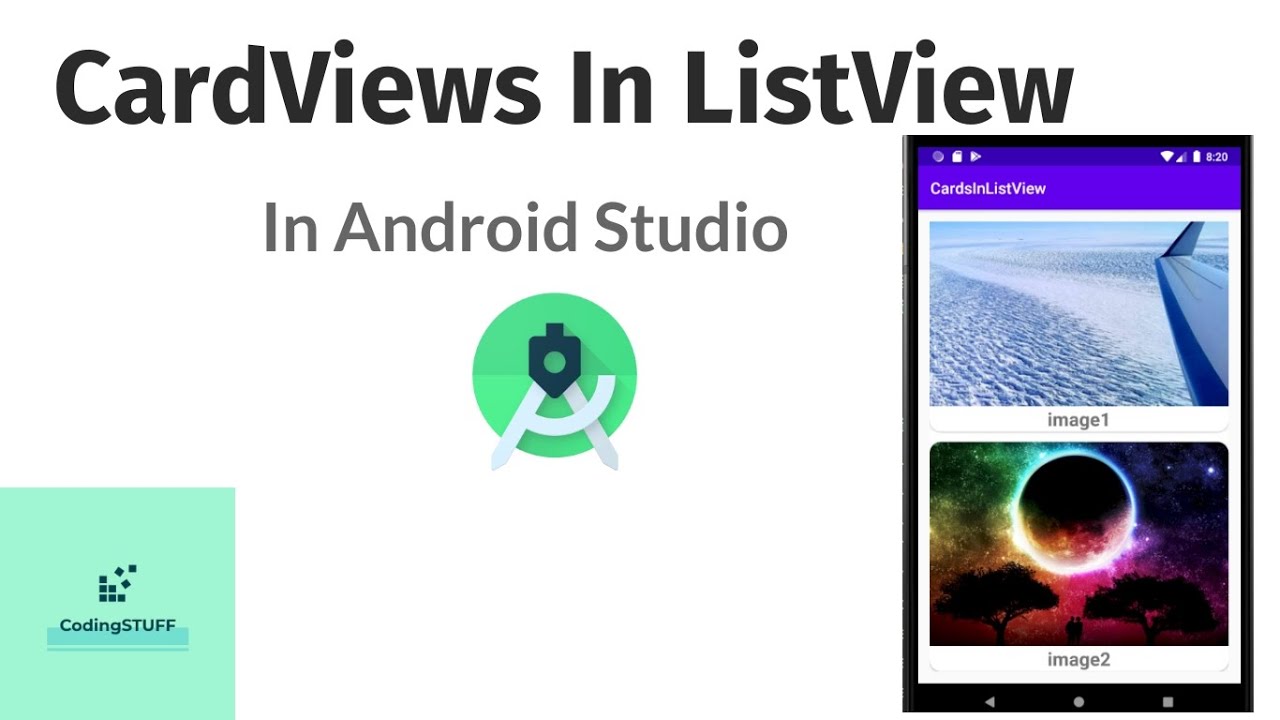 Lecture 25 : How to Use CardView in ListView
