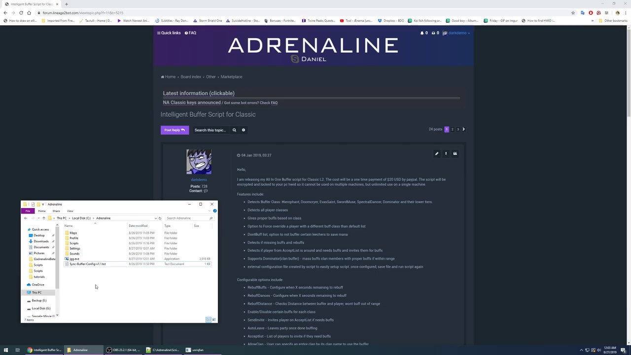 Intelligent Buffer Script for L2 Classic
