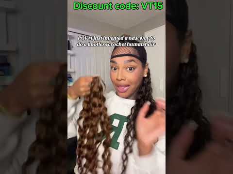 INSTALL HUMAN HAIR BRAIDS CROCHET EXTENSION TUTORIAL
