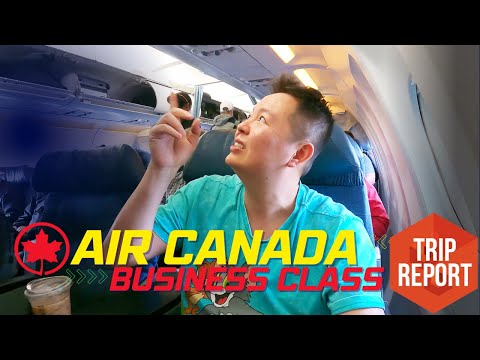 TRIP REPORT (4K) - AIR CANADA AC241 BUSINESS CLASS YEG - YVR WITH KOSHER SNACK