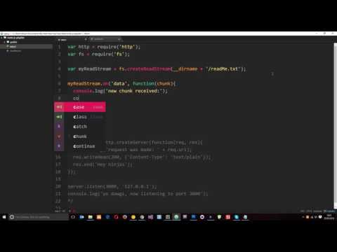 Node JS Tutorial for Beginners #14 - Readable Streams