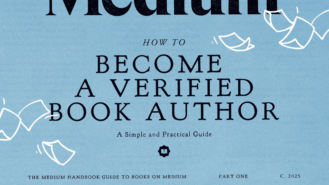 How to become a verified book author on Medium