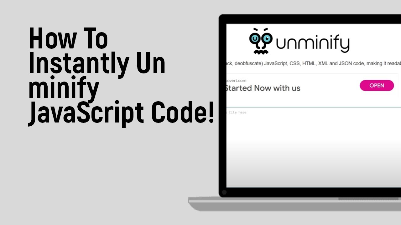 How to Instantly Un minify JavaScript Code [easy]