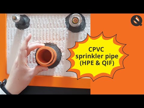 Firestopping Tested Details: CPVC Sprinkler Pipe Penetrating a Flexible or Rigid Wall (HPE & QIF)