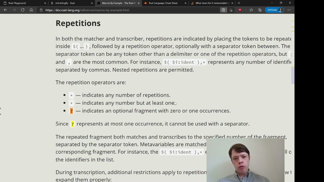 Easy Rust 176: Macros part 3
