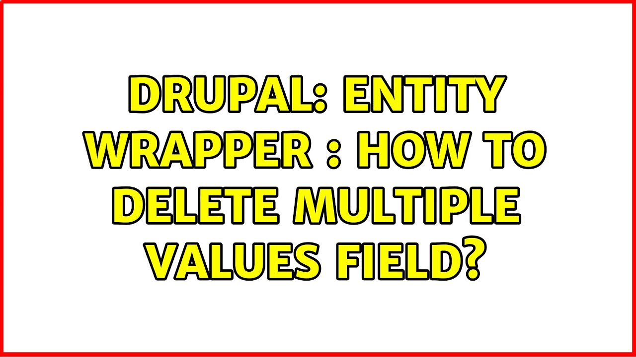 Drupal: Entity Wrapper : how to delete multiple values field?