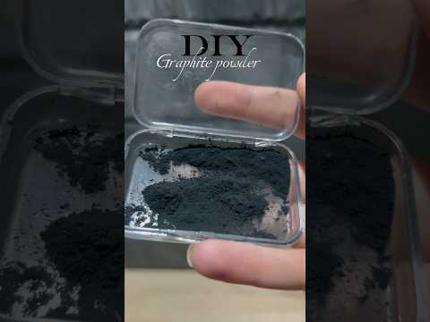 Pencil to graphite powder #diyideas #pencilsketch #arttips