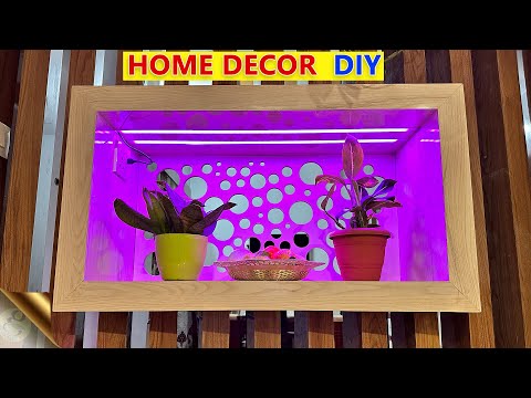 INDOOR HOME GARDEN DECOR WITH DIY GROW LIGHT LED STRIPS