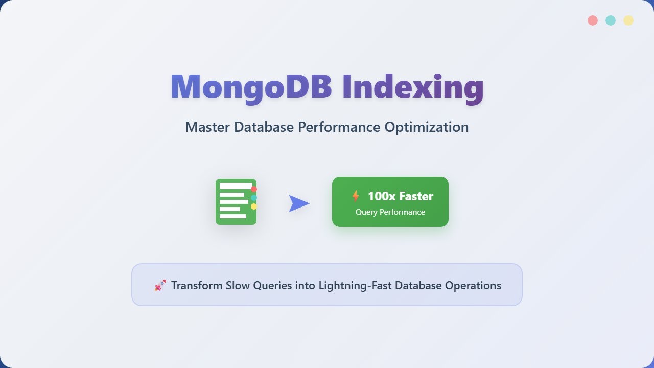 MongoDB Indexing Explained: Boost Query Performance for Beginners!