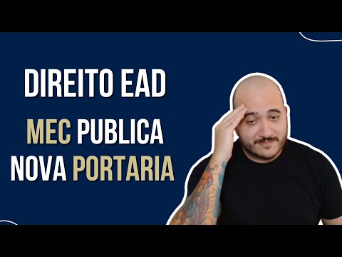 ATUALIZAÇÃO SOBRE O DIREITO EAD - MEC PUBLICA NOVA PORTARIA SOBRE A SUSPENSÃO DOS CURSOS EAD