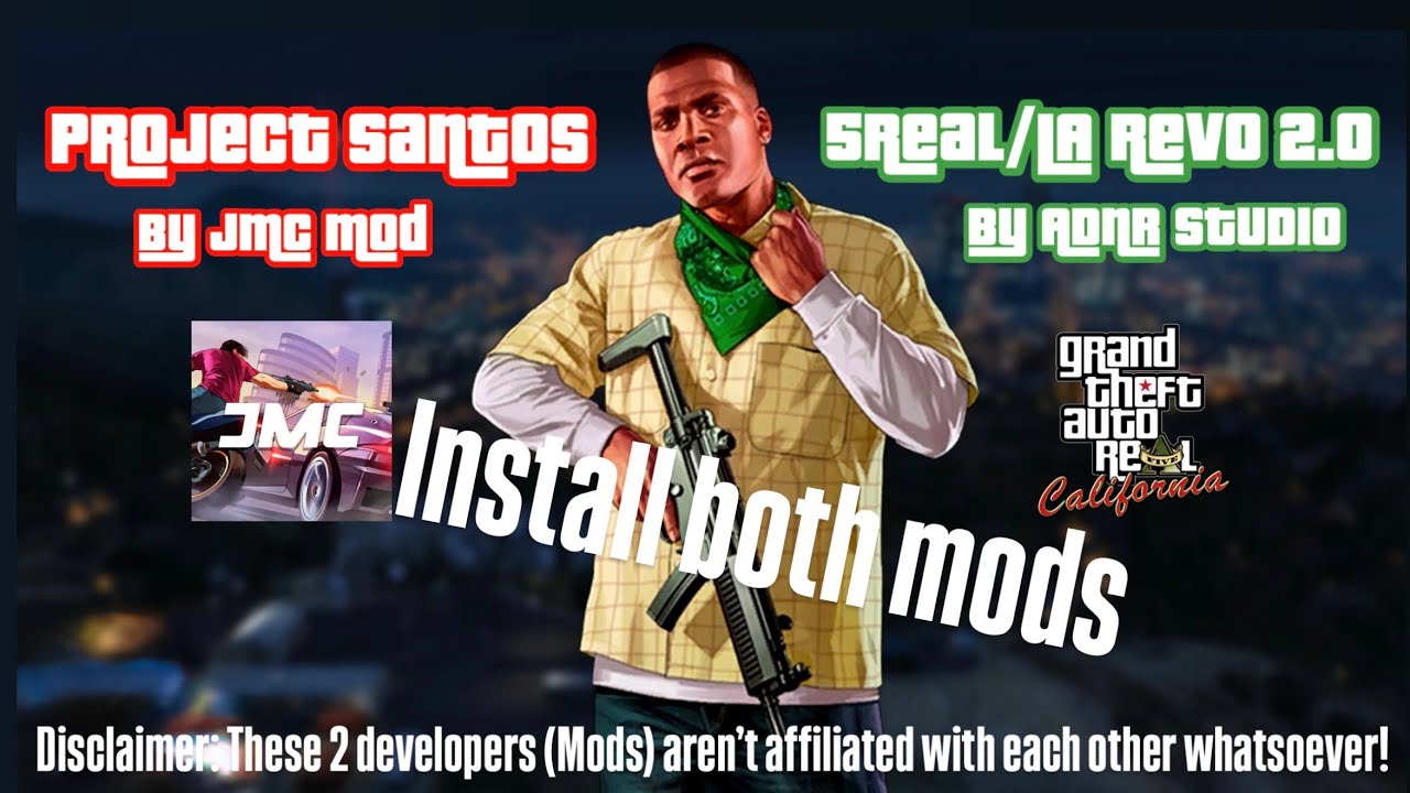 How to install both 5Real and Project Santos mods in GTA 5 version 3586 (2026)